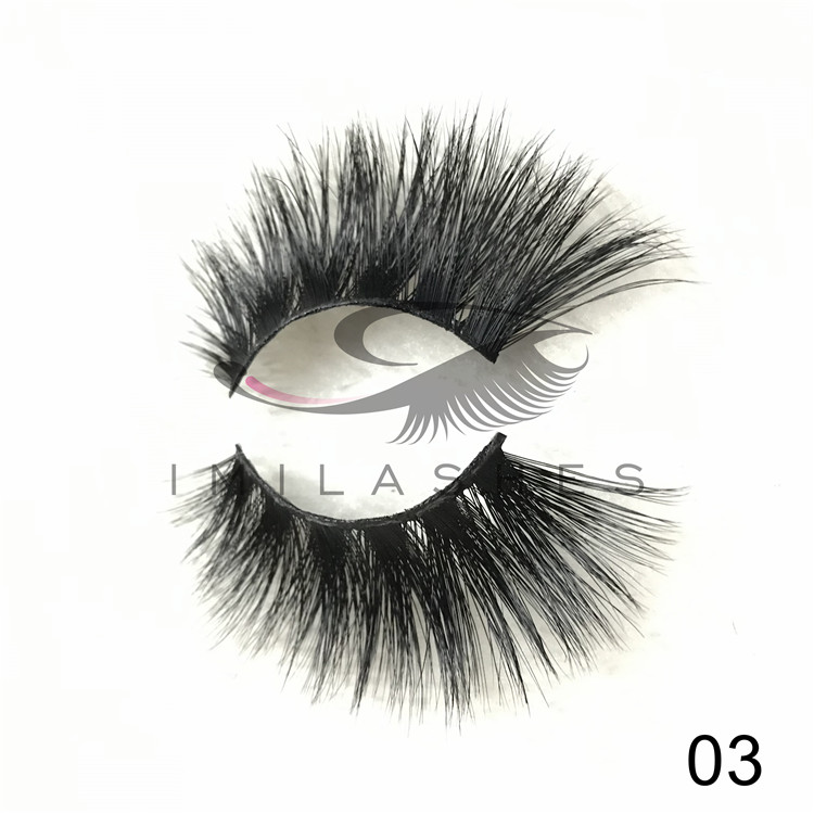 Chinese eyelashes vendor wholesale 25 mm mink eyelashes with unique ...
