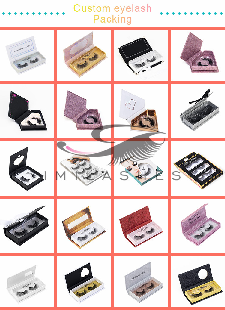 Custom eyelash box packaging USA